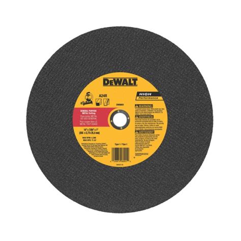 Steel Mart General Purpose Chop Saw Wheel 14 X 764 X 1 Dw8001