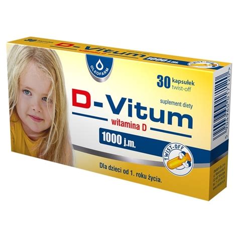 Supliment Alimentar Copii D Vitum Vitamin D 1000 Iu Oleofarm 30