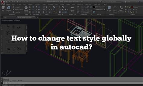 How To Change Text Style Globally In Autocad
