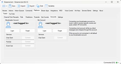 Initial Setup Guide Streamer Bot Docs