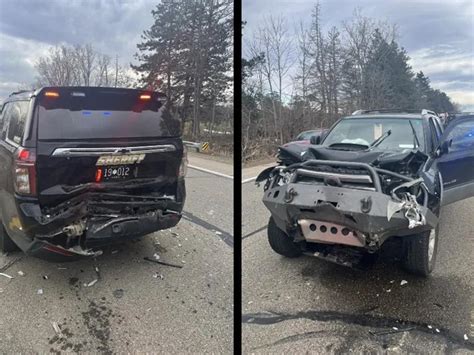 Msp Driver Who Slammed Into Deputys Suv Near Lansing Was Distracted By Overturned Semi That