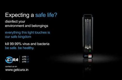 Tube Material Quartz Glass Smb Uvc Disinfecting Lamp Cura Lite U Power Watts At