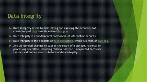 Data Integrity Dbms Presentation 12 Cs 18