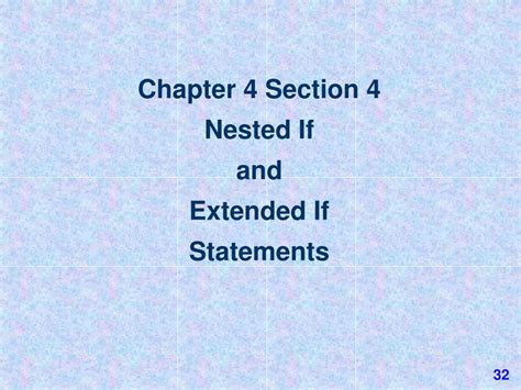 PPT Chapter Introduction To Control Statements Branching Statements PowerPoint