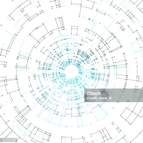 라인 및 흰색 바탕에 도트를 연결합니다 추상 네트워크 연결 디자인 개념입니다 기술 디자인 벡터 배경 라인 및 포인트 디지털 기하학적 추상화 0명에 대한 스톡 벡터 아트 및