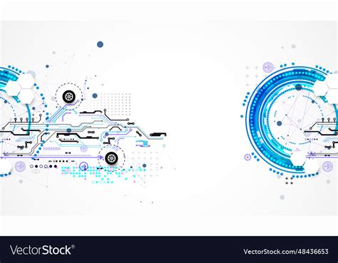 Abstract Background With Plexus Effect Scientific Vector Image