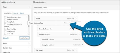How To Make A Page For Recent Comments In Wordpress Greengeeks