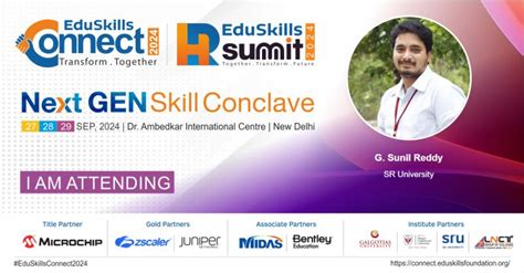 G Sunil Reddy On Linkedin Eduskillsconnect2024 Networking Upskilling Educationtransformation