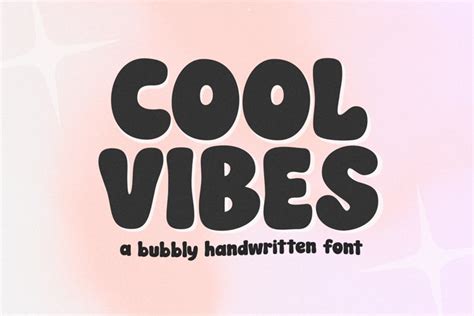 Cool Vibes Bubbly Retro Font