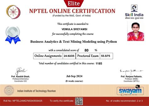 Nptel Python Nptel Businessanalytics Textmining Python Nptel Learningjourney Sreyamsi