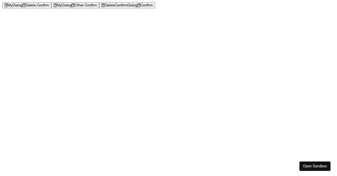 Dialog Promise Sample Zenn Codesandbox