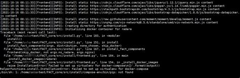 What Can I Do If An Error Is Displayed When I Executeinstallpy