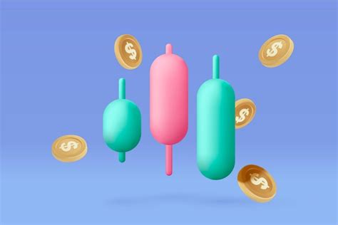 배경에 시장에서 3d 주식 거래 그래프 판매 및 돈 현금 및 교환 투자를 적립 금융 비즈니스 개념과 교환 투자 렌더링 그림을위한
