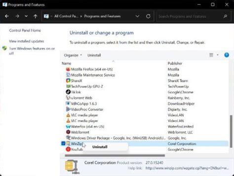 How To Completely Uninstall Winzip In Windows 11 10