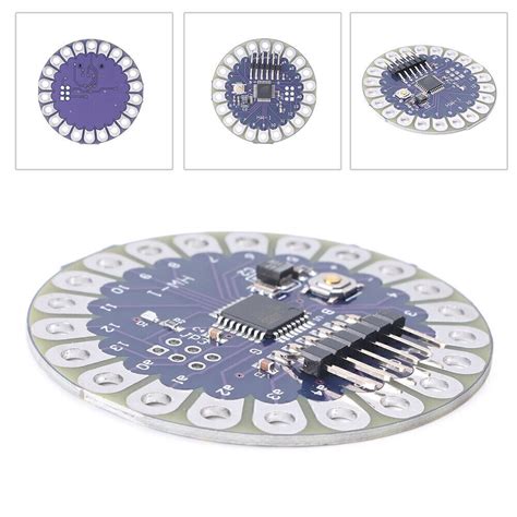 Buy Lilypad Atmega328 16m Microcontroller Board Diy Wearable Tech Module