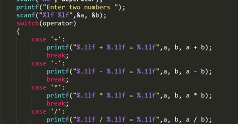 Switch Case In C Example Program Instanceofjava