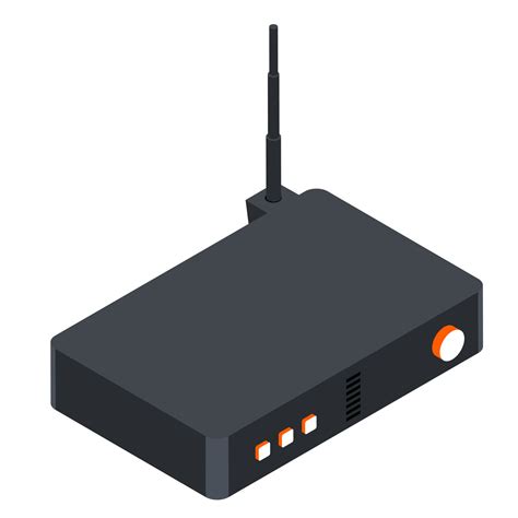 Wireless Router On White Background Vector Art At Vecteezy