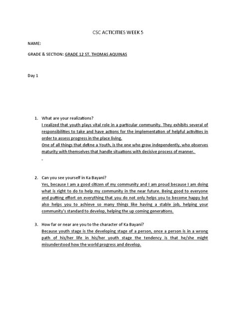 Csc Week 5 Ocapan Pdf Cognition