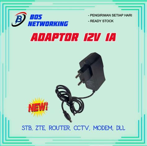 Jual Adaptor Htb Zte Cctv Modem Router V A Di Seller Bos Networking Mangkujayan Kab