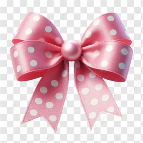 클립아트 및 다양한 이미지 응용 프로그램에 적합한 흰색 물방울 무늬가 있는 매력적인 핑크색 활 흰색 물방울 무늬가 있는 매력적인 핑크 리본 클립아트 및 다양한 이미지