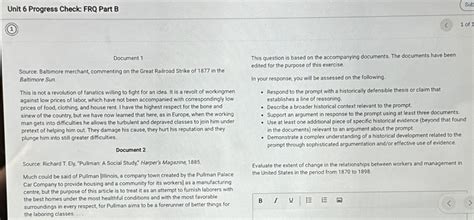 Unit 6 Progress Check FRQ Part BDocument 1Source Chegg Com