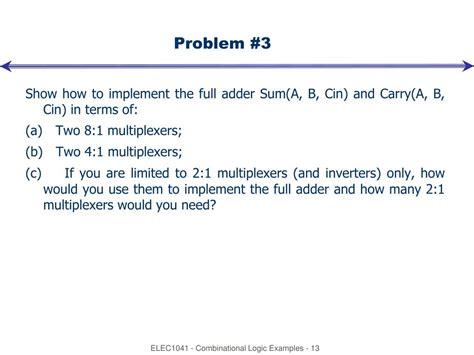Ppt Digital Electronics Tutorial Combinational Logic Design Examples