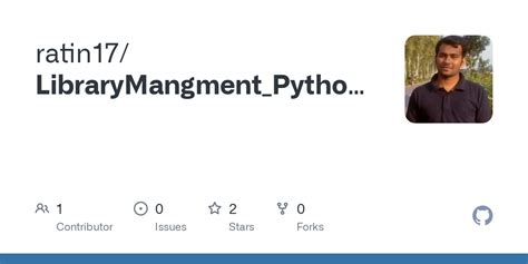 librarymangment pythonoop library py at main · ratin17 librarymangment pythonoop · github