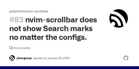 Nvim Scrollbar Does Not Show Search Marks No Matter The Configs