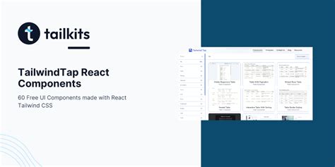 TailwindTap React Components Tailkits