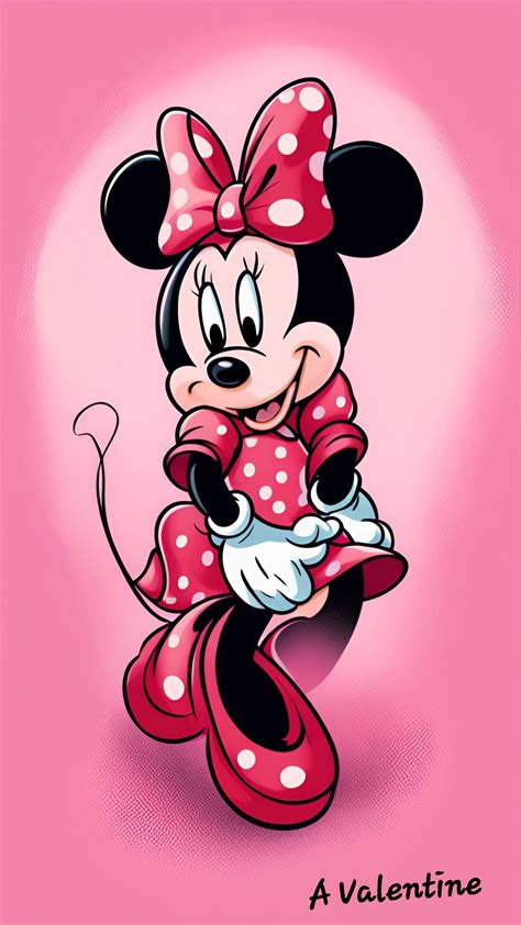 Minnie Mouse Cartoon Character