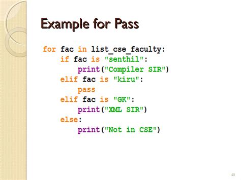 Python Control Structures Ppt