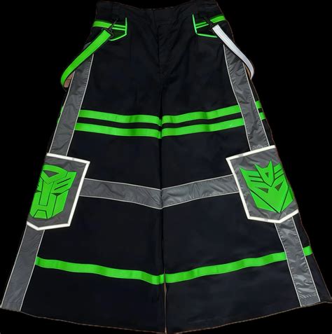 Phattpant Phat Pants Rave Gear Melbourne Shuffle Green Transformers