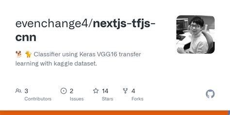 GitHub Evenchange Nextjs Tfjs Cnn Classifier Using Keras VGG Transfer Learning With