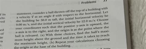 Solved Problems You Can Use Any Coordinate System You Like Chegg