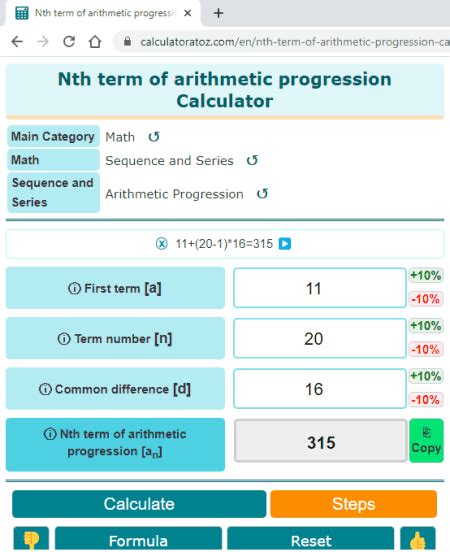 Best Free Arithmetic Progression Calculator Websites