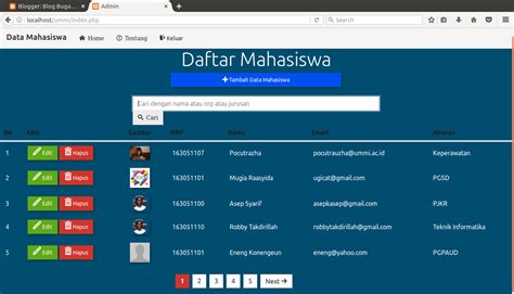 Source Code Web Php Crud Mahasiswa