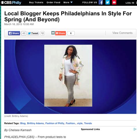Fashion Of Philly Featured On CBS Philly Fashion Of Philly
