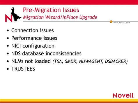 Upgrading Legacy Novell Directory Services® To Novell Edirectory™ Ppt