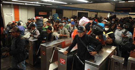 Metro Cdmx Retrasos Y Fallas Hoy Activan Marcha De Seguridad Por