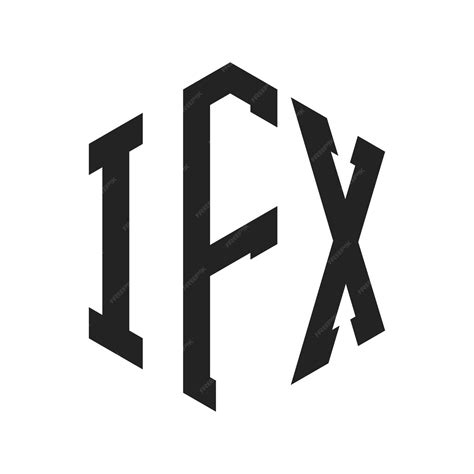 Premium Vector Ifx Logo Design Initial Letter Ifx Monogram Logo Using Hexagon Shape