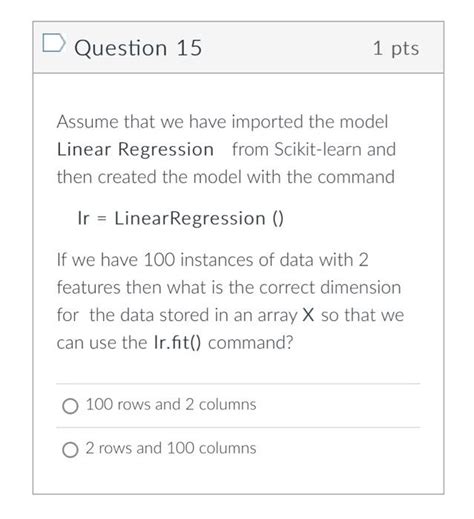 Solved Question 5 1 Pts Which Of The Following Algorithms