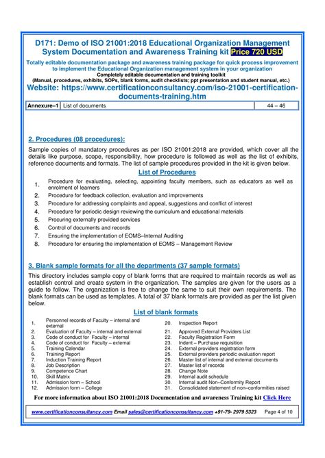 Ppt Iso 21001 Documents Powerpoint Presentation Free Download Id