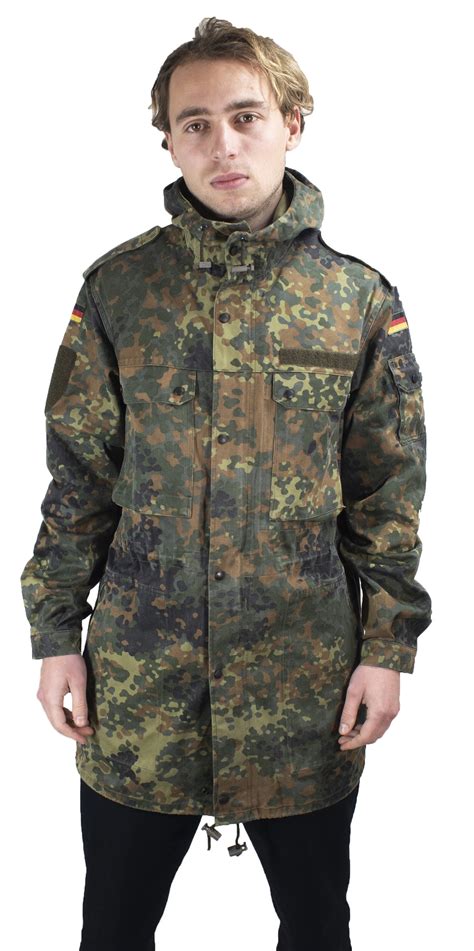 Vintage German Army Flecktarn Camouflage Parka Etsy