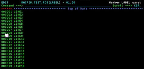Labels Tso Ispf Tutorial