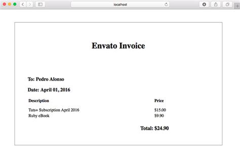 Generating Pdfs From Html With Rails Envato Tuts