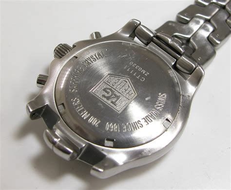 TAG HEUER CT 1111WV1411 電池交換