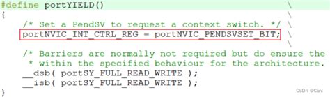 Freertos任务切换freertos任务间进行切换 Csdn博客