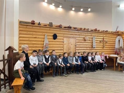 Ребята из 1 В класса побывали на экскурсии Плачет хлебушек когда его ест лентяй в