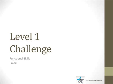 Entry Level Functional Skills PPTX