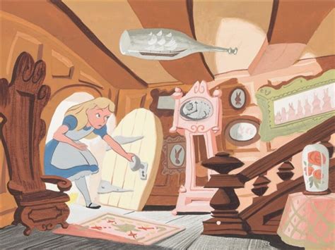 Alice In Wonderland Alice And White Rabbits House Interior Conceptcolor